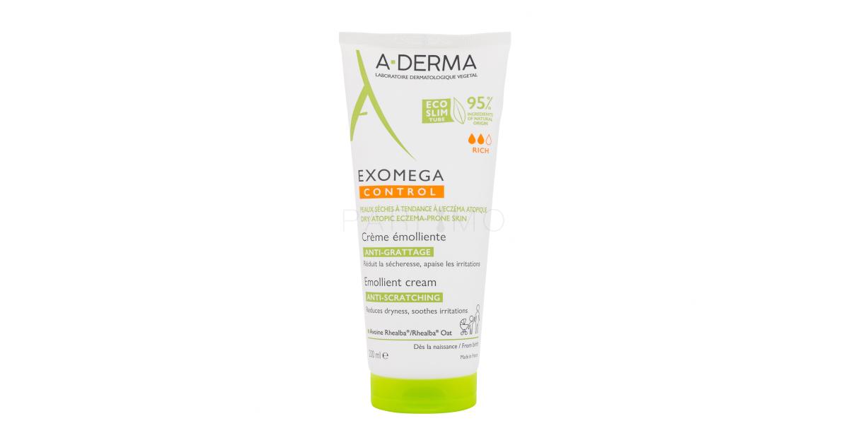 A-Derma Exomega Control Rich Emollient Cream Krema za tijelo 200 ml ...