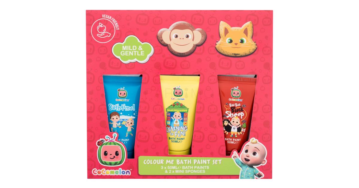 Cocomelon Colour Me Bath Paint Set Poklon set boja za kupanje Bathtime ...