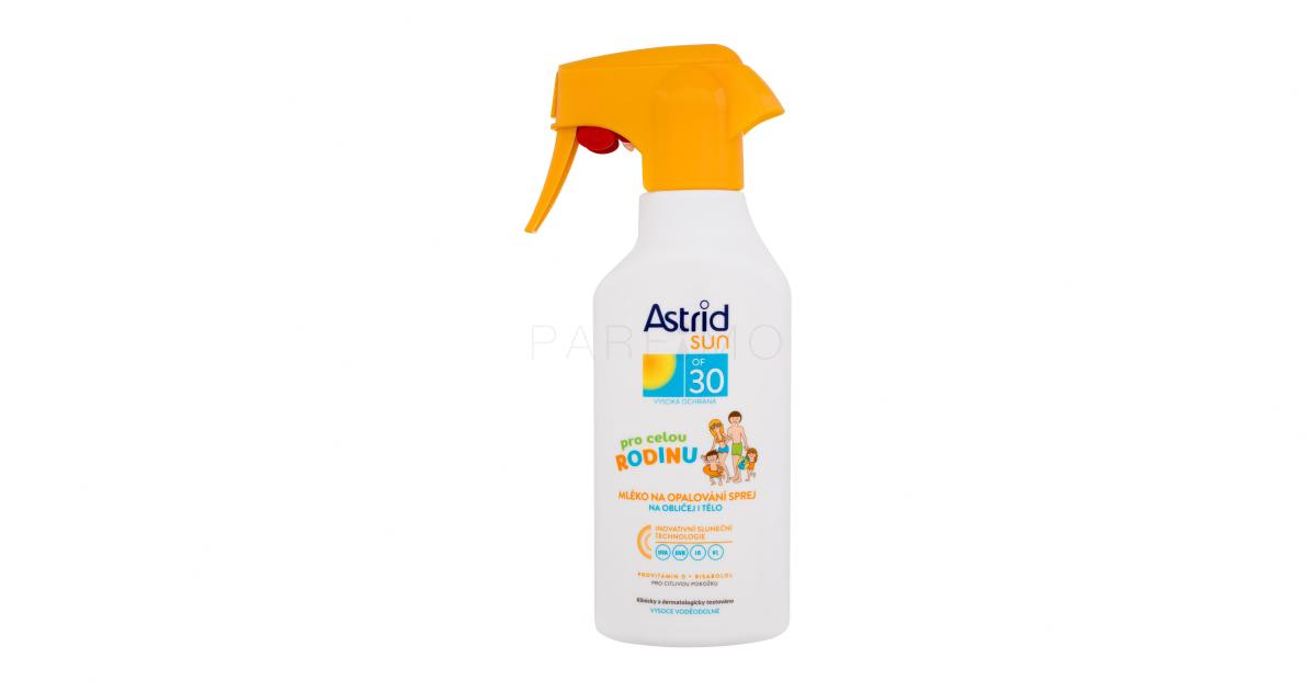 Astrid Sun Family Milk Spray SPF30 Proizvod za zaštitu od sunca za ...