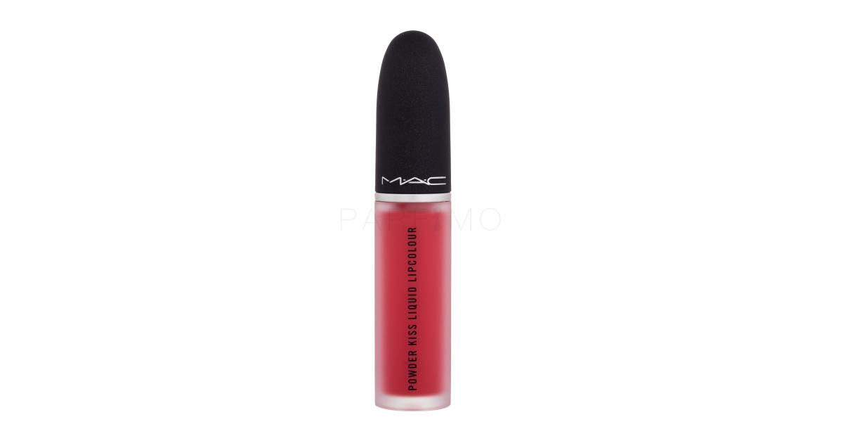 MAC Powder Kiss Liquid Ruž za usne za žene 5 ml Nijansa 976 Escándalo ...