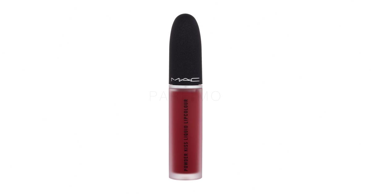 MAC Powder Kiss Liquid Ruž za usne za žene 5 ml Nijansa 975 Ruby Boo ...