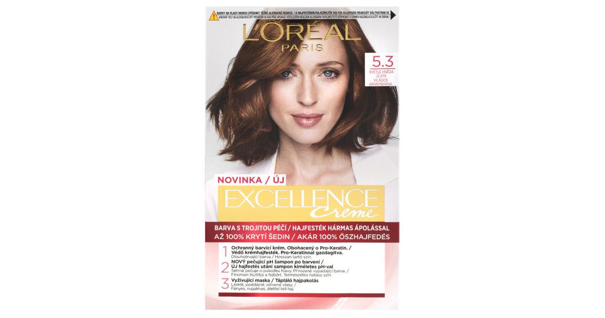 L'Oréal Paris Excellence Creme Triple Protection Boja za kosu za žene ...