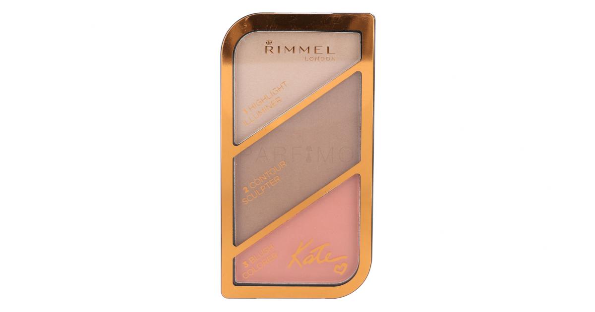 Rimmel London Kate Paleta za konturiranje za žene 18,5 g Nijansa 002 ...