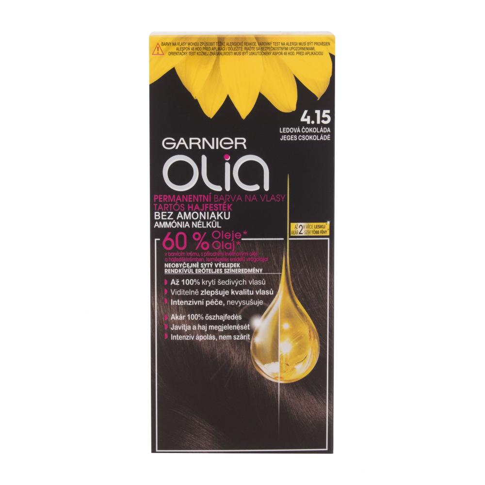Garnier Olia Permanent Hair Color Boja za kosu za žene 50 g Nijansa 4 ...
