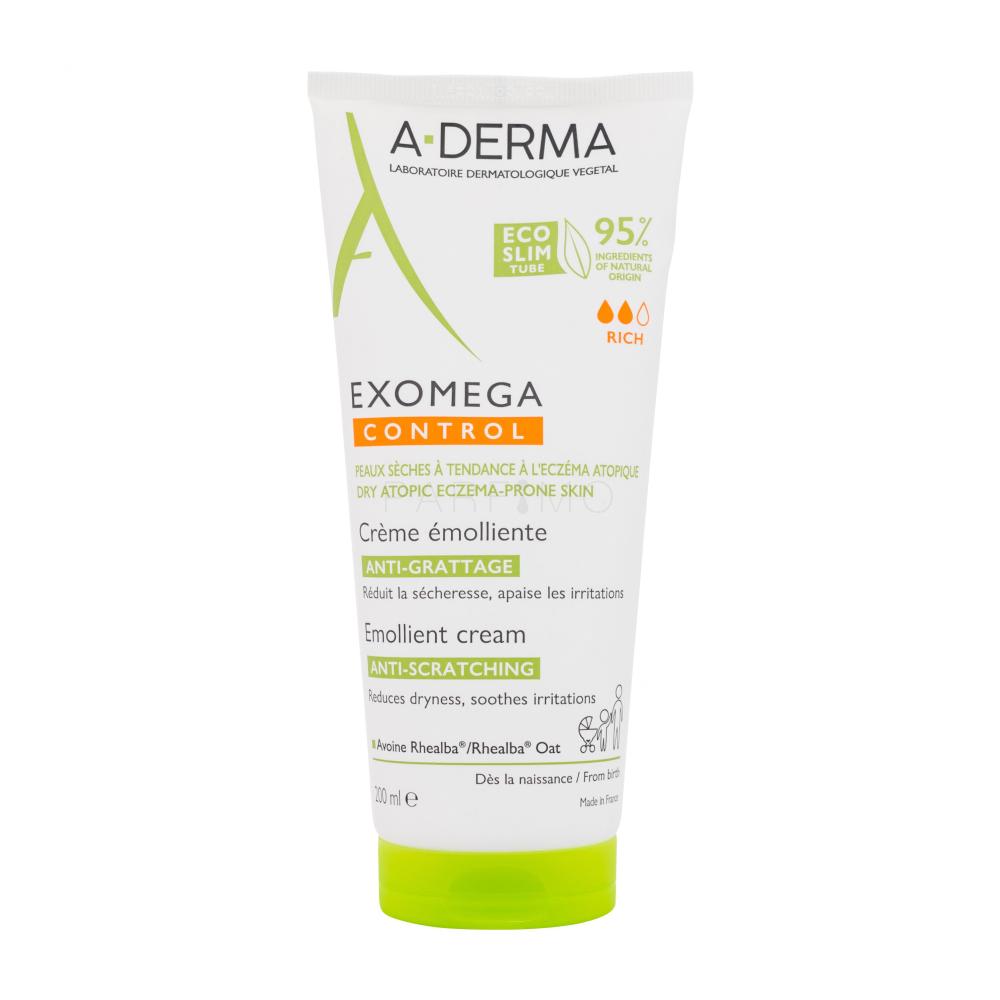 A-Derma Exomega Control Rich Emollient Cream Krema za tijelo 200 ml ...