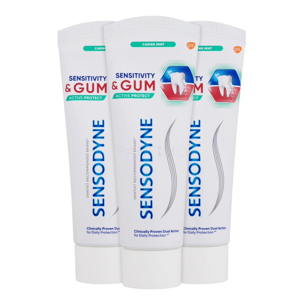 Sensodyne Sensitivity & Gum Caring Mint Trio Zubna pasta set | Lijepa.hr