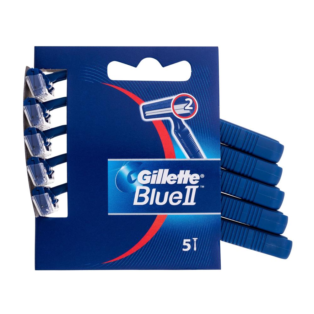Gillette Blue II Aparat za brijanje za muškarce 5 kom oštećena ambalaža ...