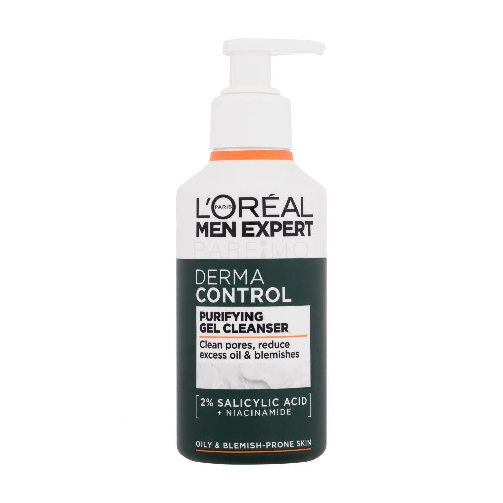 L'Oréal Paris Men Expert Derma Control Purifying Gel Cleanser Gelovi za ...