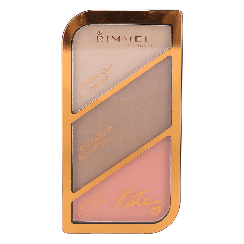 Rimmel London Kate Paleta za konturiranje za žene 18,5 g Nijansa 002 ...