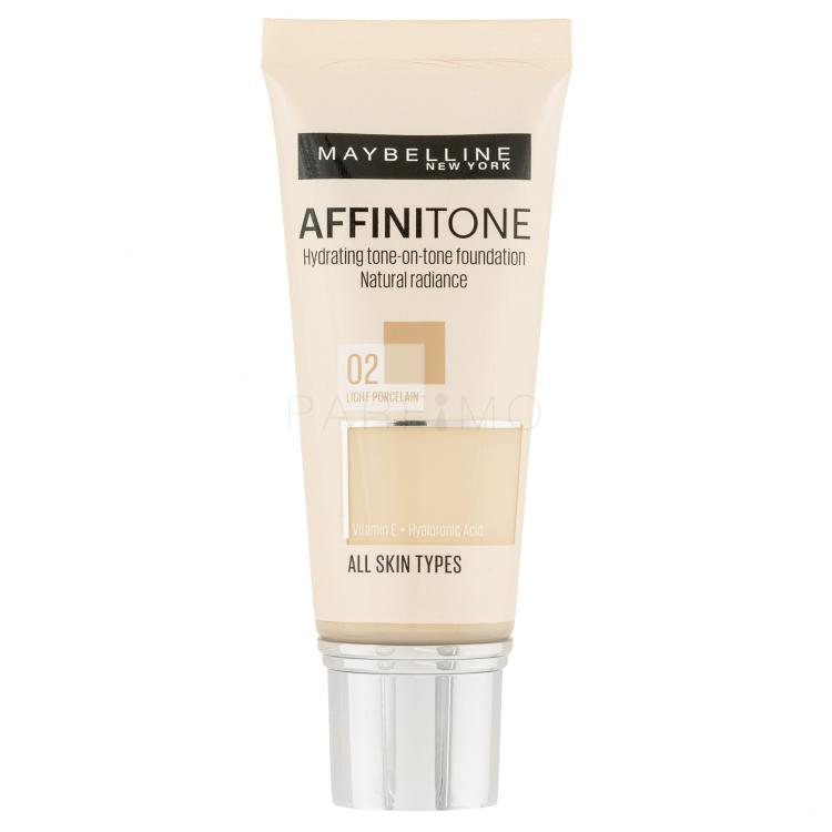 Maybelline Affinitone Puder za žene 30 ml Nijansa 02 Light Porcelain ...